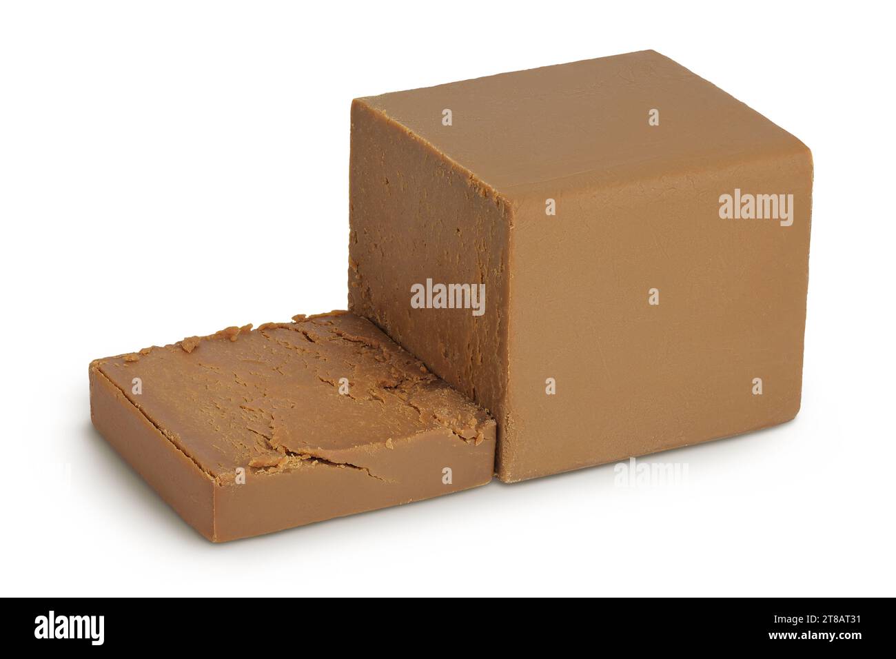 Brown cheese. Norwegian brunost isolated on white background with full ...