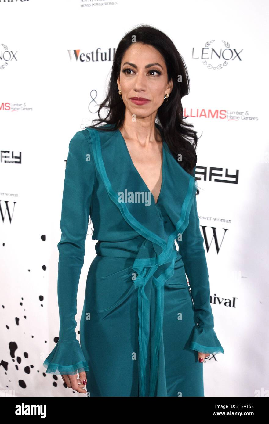 New York, NY, USA. 18th Nov, 2023. Huma Abedin at New York Moves ...