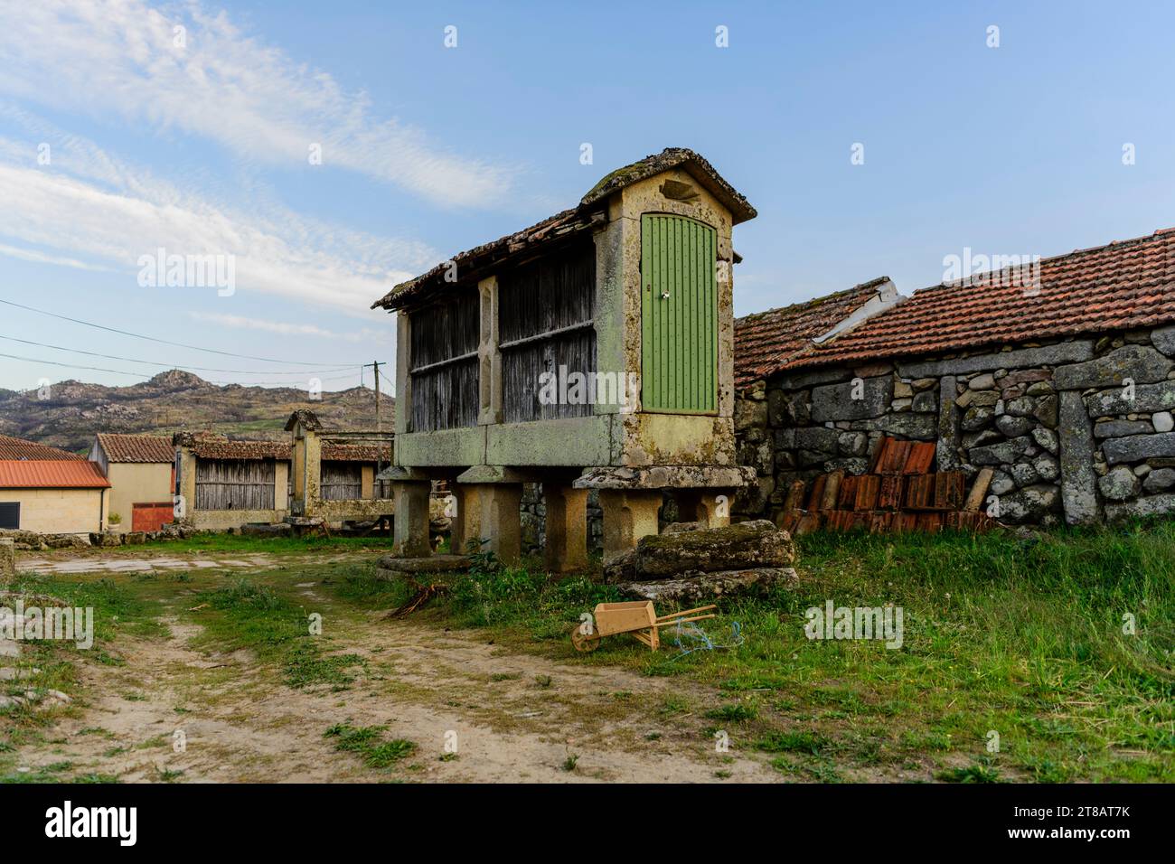 Raised grain, POrtugal Stock Photo - Alamy