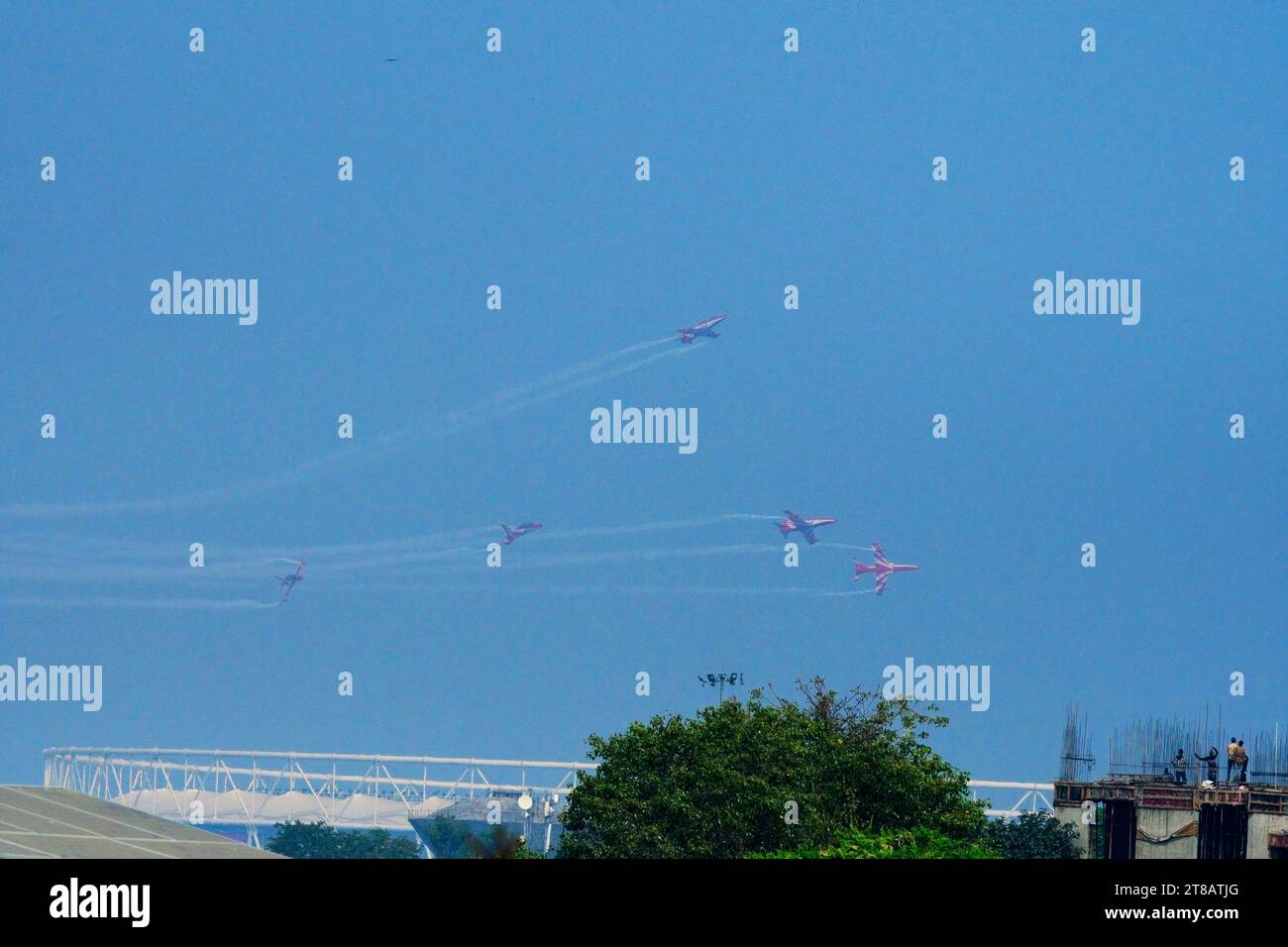 Ahmedabad, India, 19th Nov, 2023, The Indian Air Force's Suryakiran ...