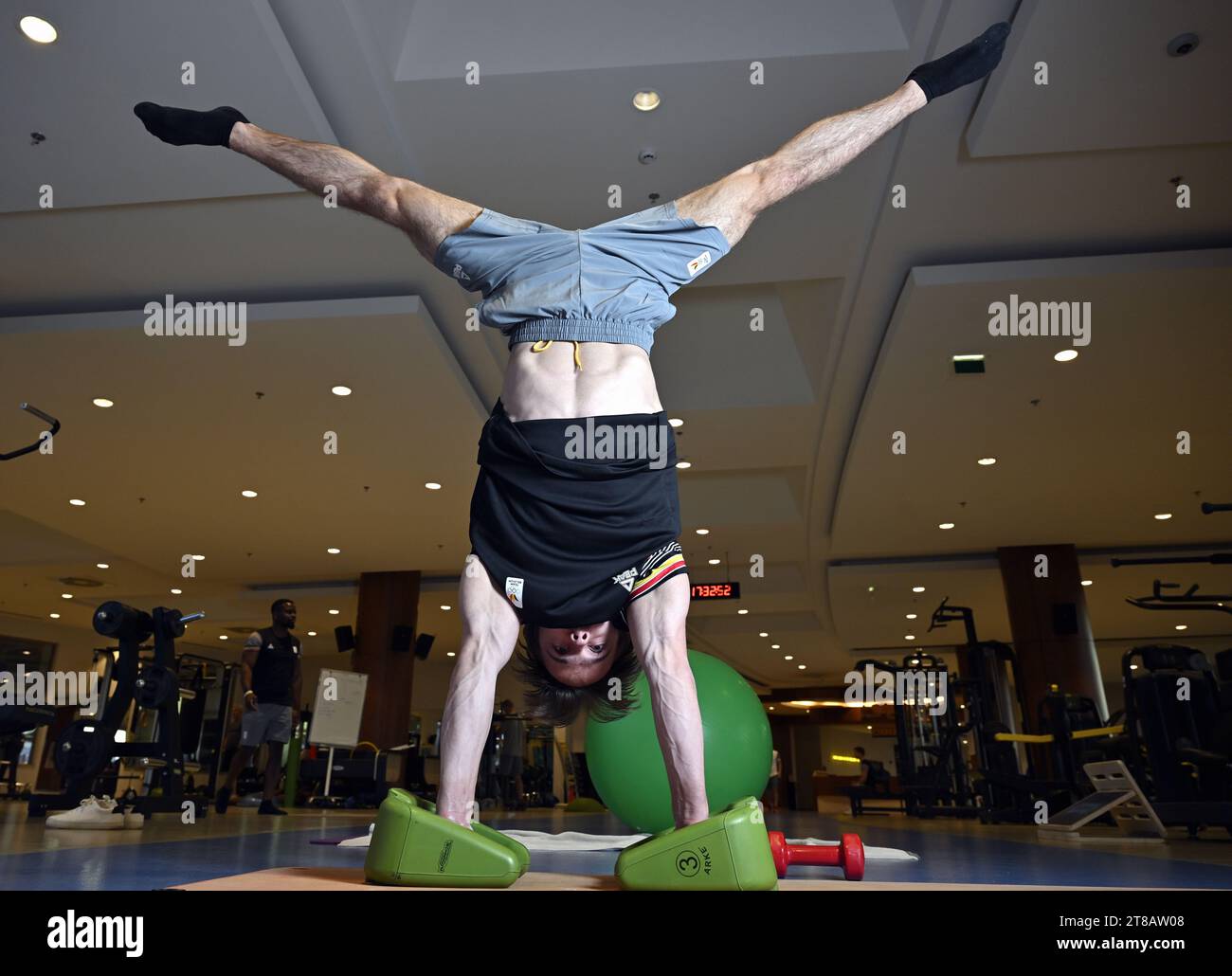 Belek, Turkey. 19th Nov, 2023. Gymnast Glen Cuyle pictured during a ...