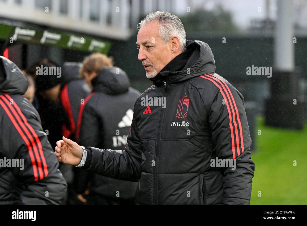 Tubize, Belgium. 18th Nov, 2023. Goalkeeper Coach Patrick Creemers of ...