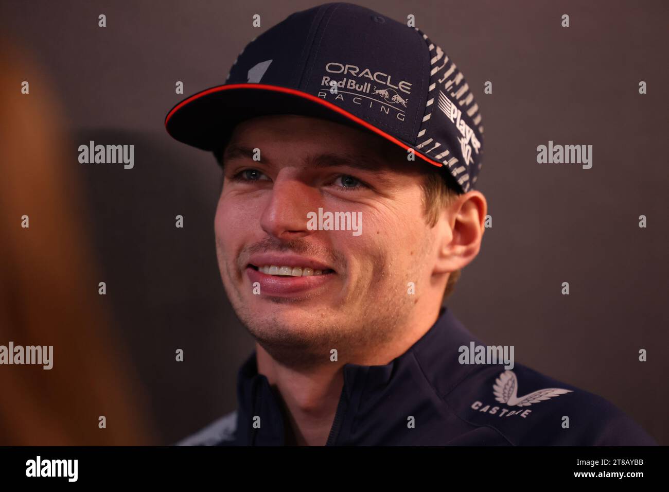 18th November 2023; Las Vegas, Nevada, USA. F1 Grand Prix of USA, Las Vegas; Race Day; Max ...