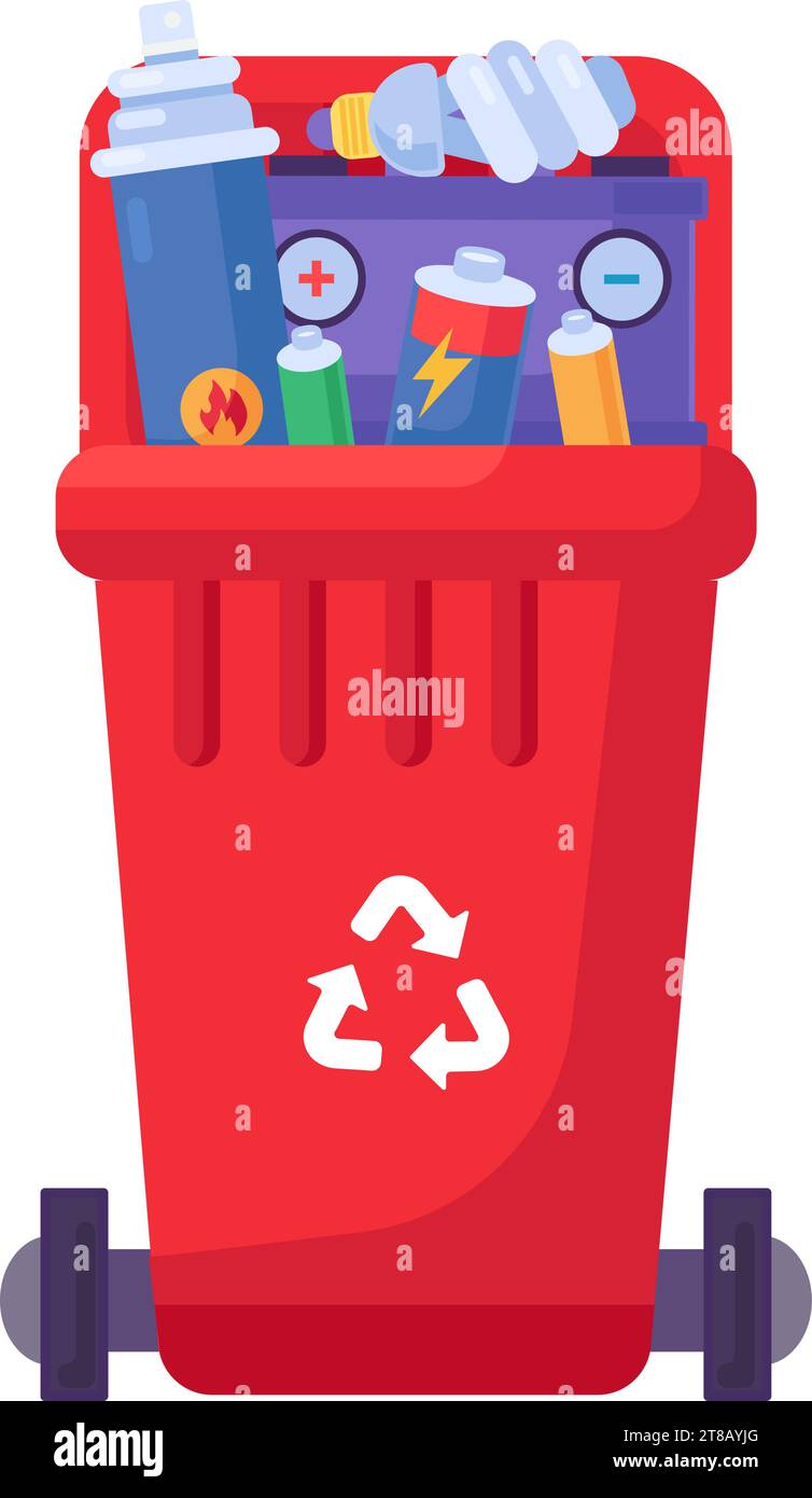 Household hazardous waste Stock Vector Images - Alamy