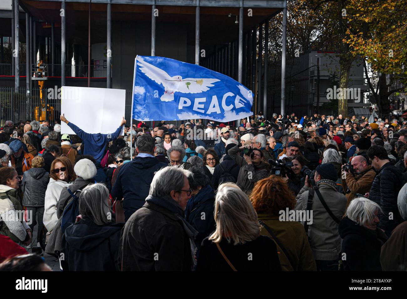 Silent March for Peace in the Middle East, called by the world of ...