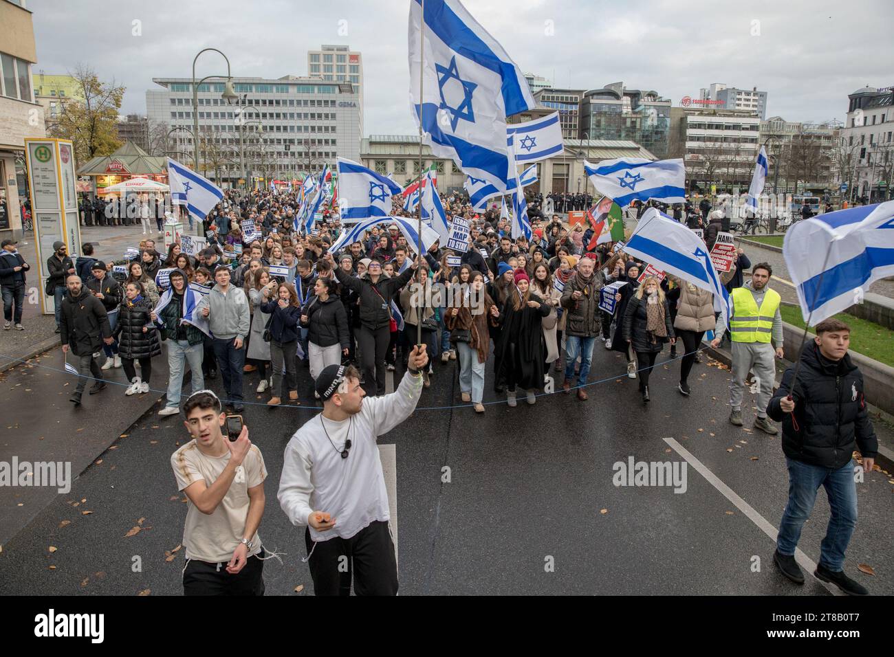 Berlin, Germany. November 19, 2023, a significant pro-Israel ...