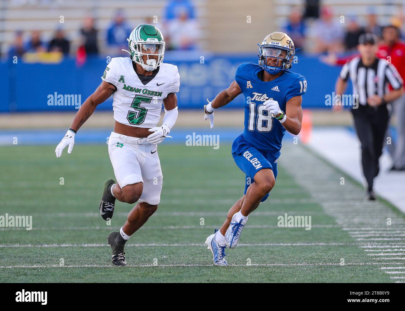 Tulsa, USA. 18th Nov, 2023. November 18, 2023:.North Texas Mean Green ...