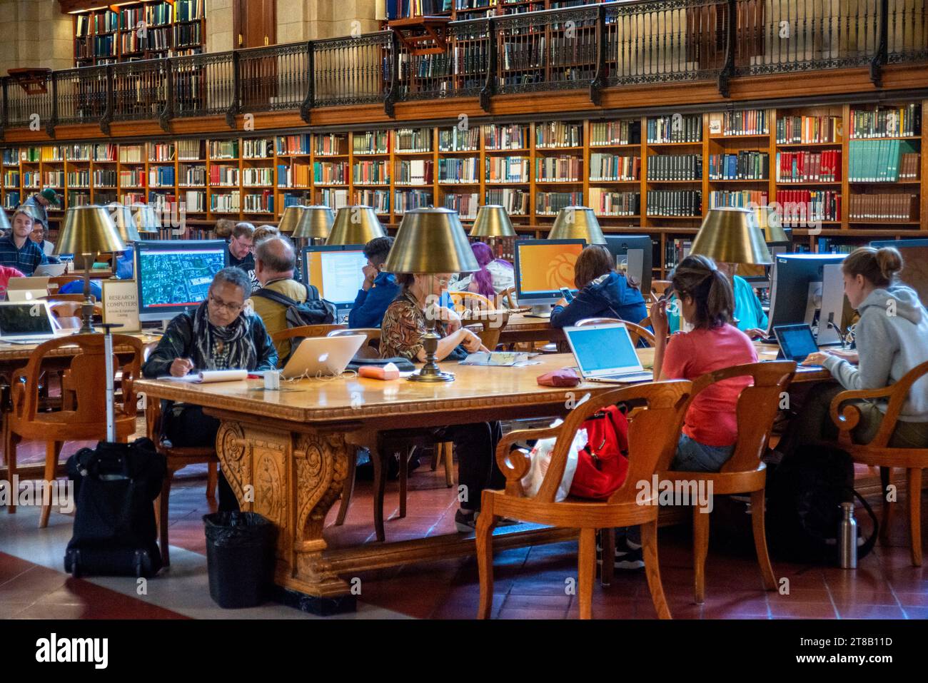 The New York Public Library, Manhattan New York City, America, USA. The ...