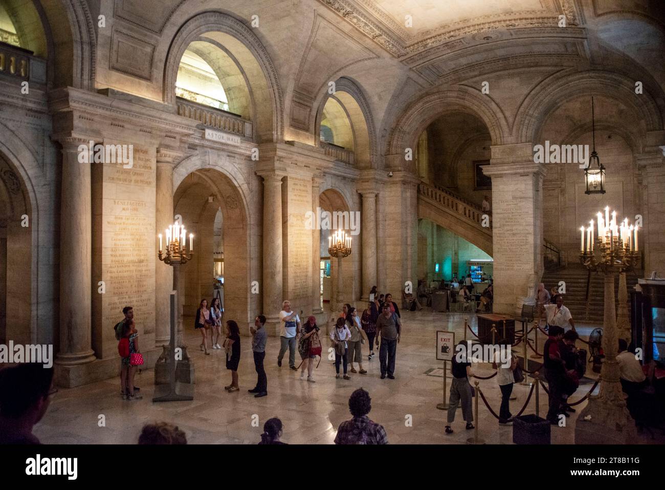The New York Public Library, Manhattan New York City, America, USA. The ...