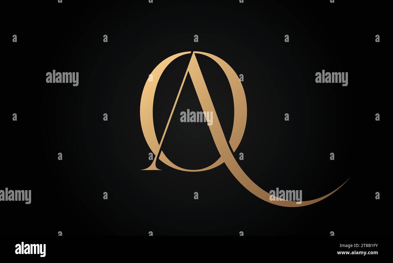 Logo initial letters ao hi-res stock photography and images - Alamy