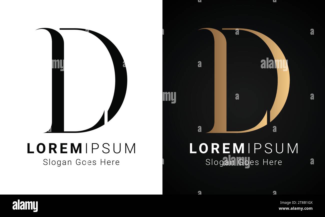 Luxury Initial DL or LD Monogram Text Letter Logo Design Stock Vector Image & Art - Alamy