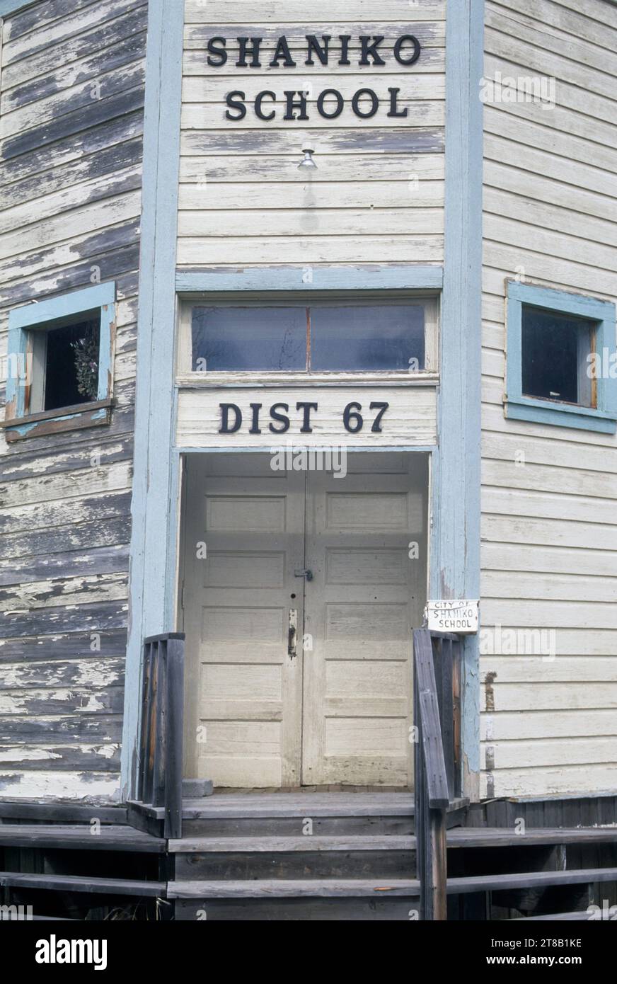 Shaniko School, Journey through Time National Scenic Byway, Shaniko ...