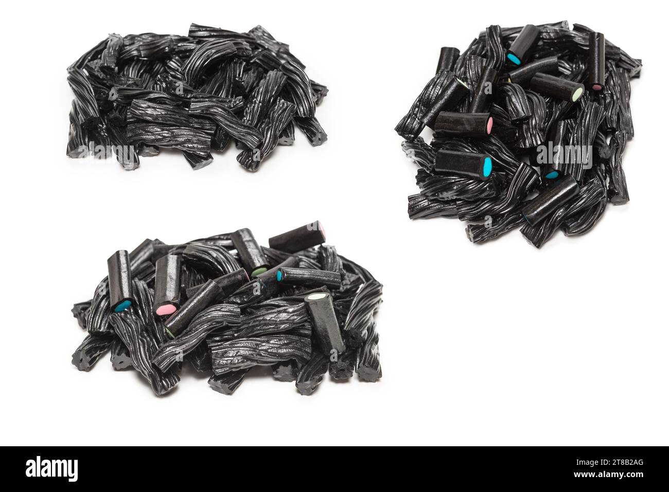 Jelly anise candy. Top view. Delicious gelatin candies Stock Photo - Alamy