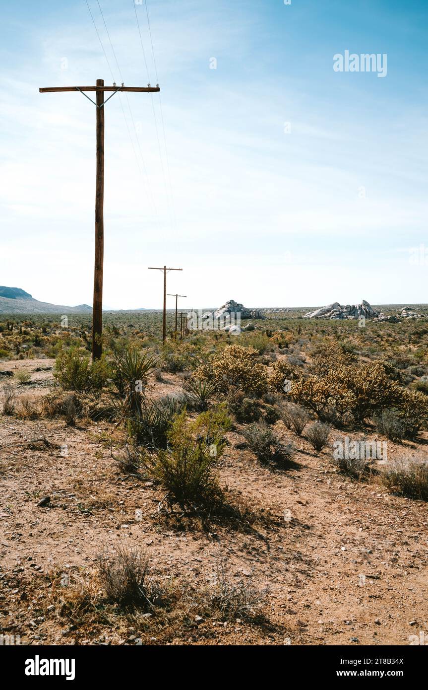 Mining plant, Mojave Desert, Mojave Desert National Preserve ...