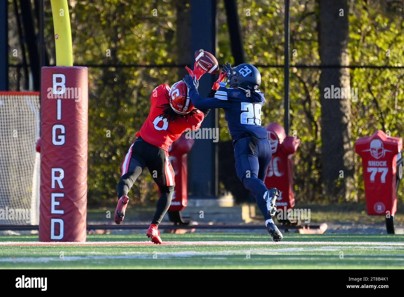 Ithaca, NY, USA. 18th Nov, 2023. Cornell Big Red wide receiver Davon ...