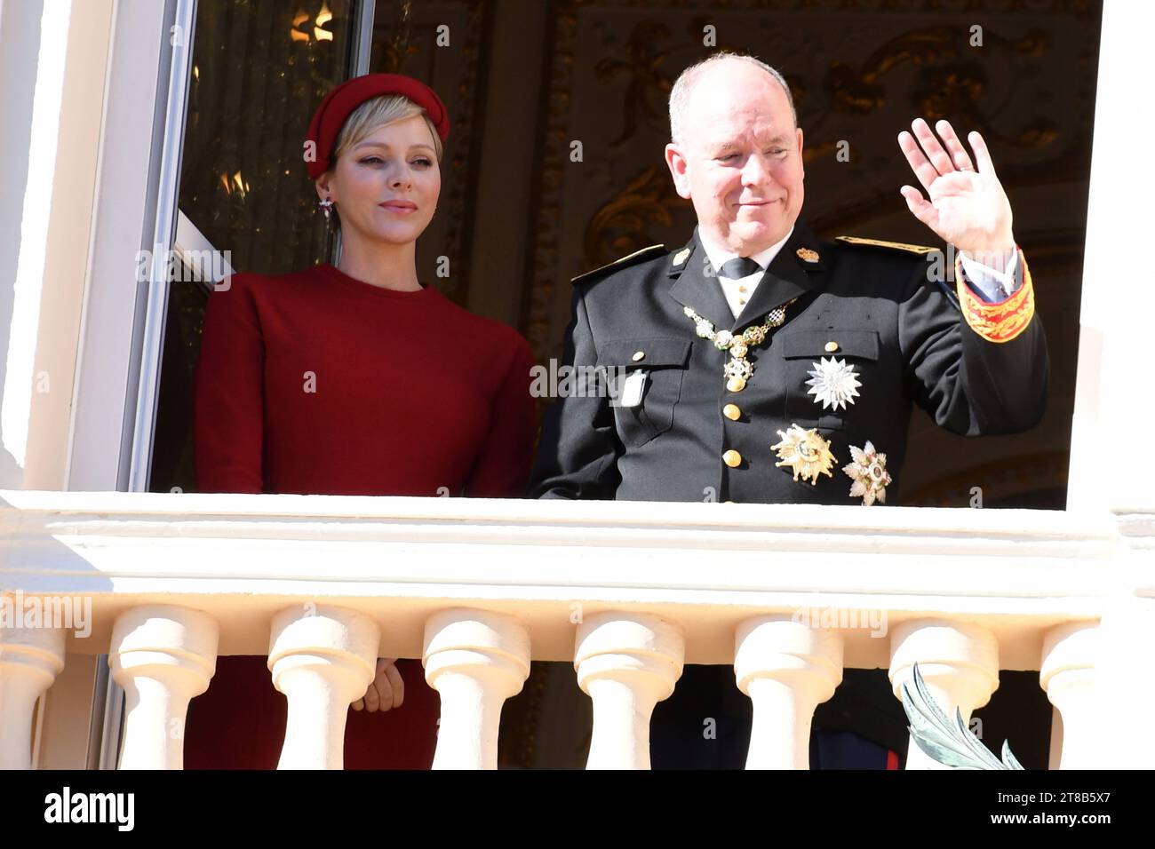 Monaco National Day 2023 MONACO, NOVEMBER 19: Princess Charlene of ...