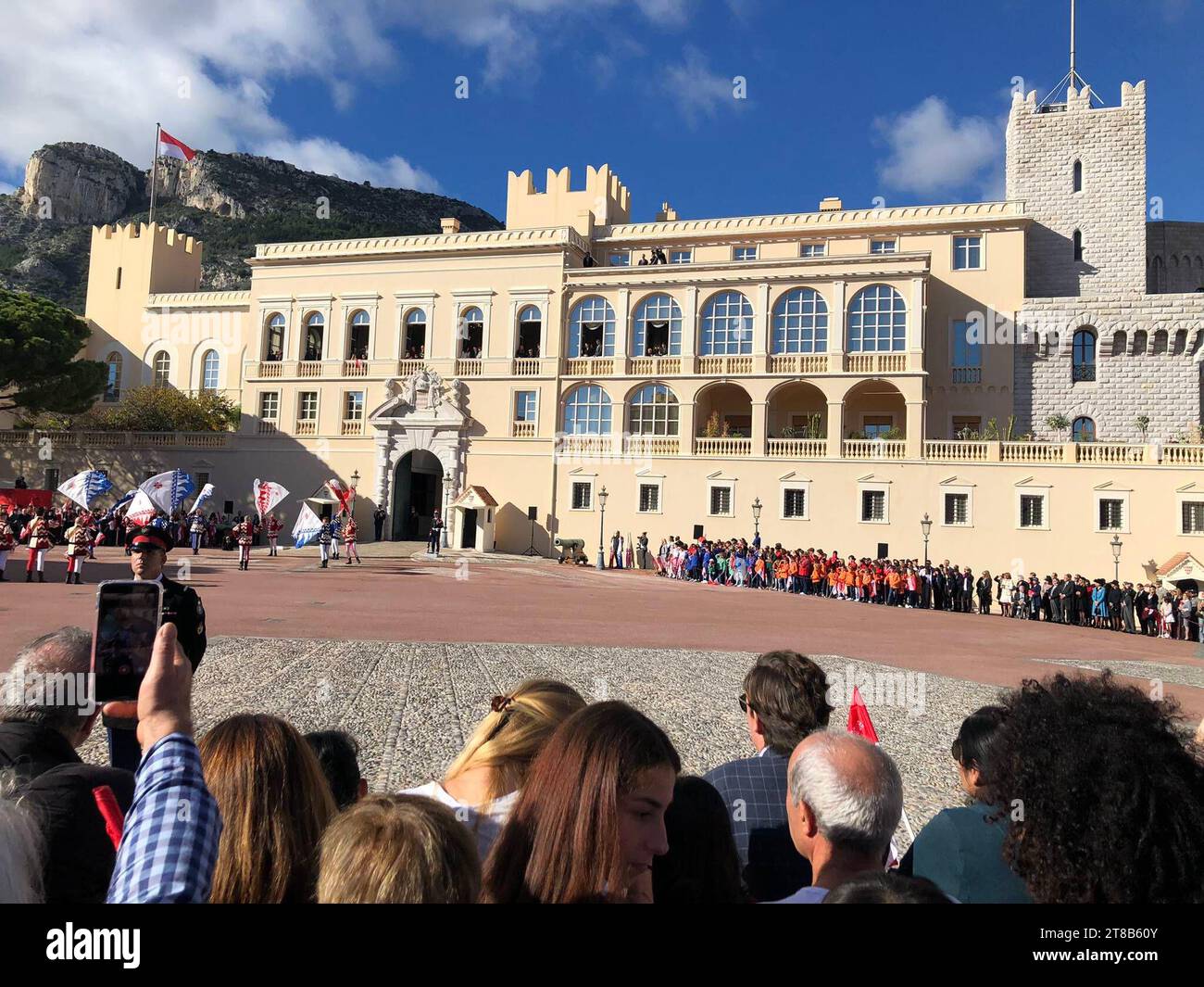 Monaco National Day 2023 MONACO, NOVEMBER 19:People attend the Monaco ...