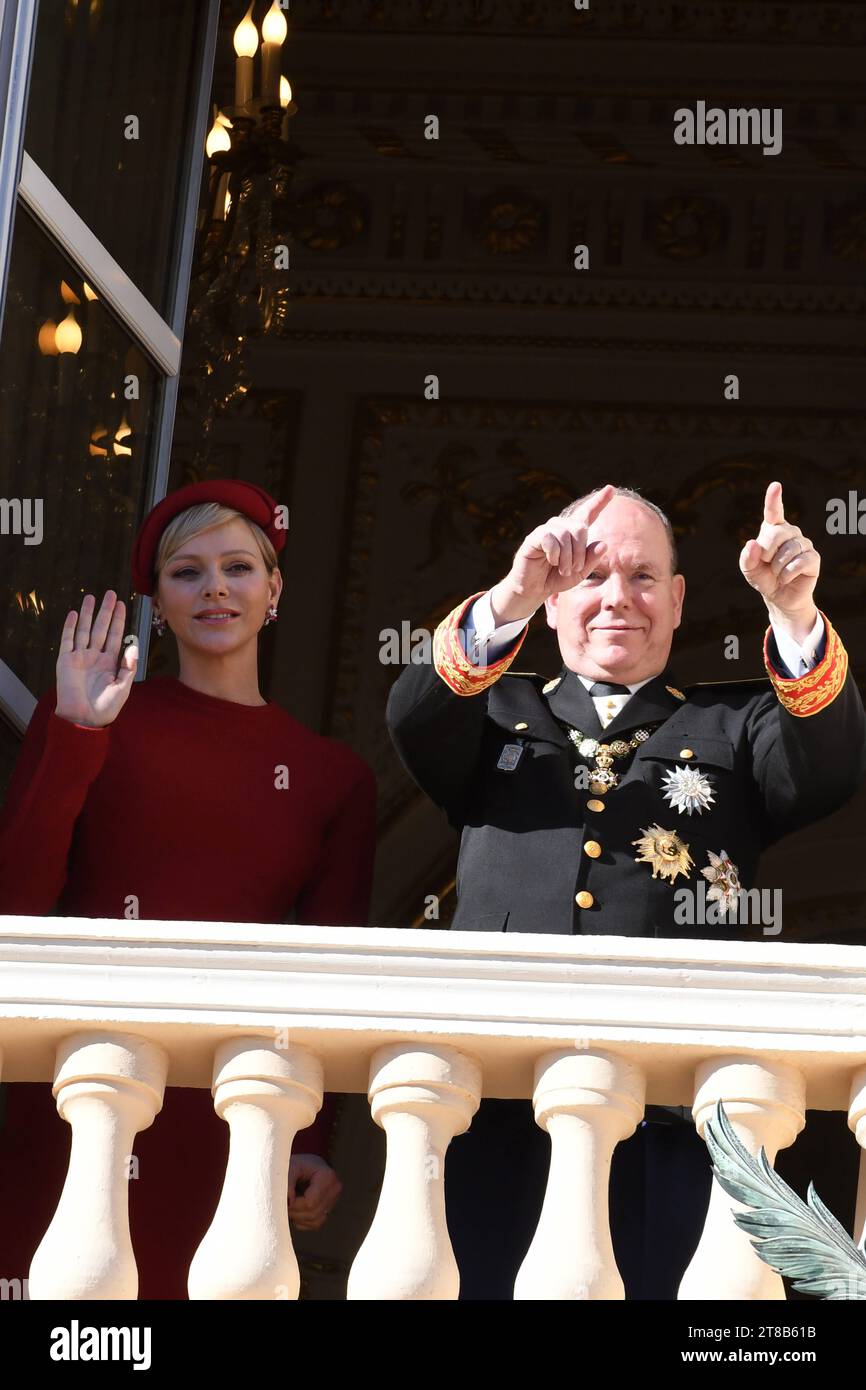 Monaco National Day 2023 MONACO, NOVEMBER 19: Princess Charlene of ...