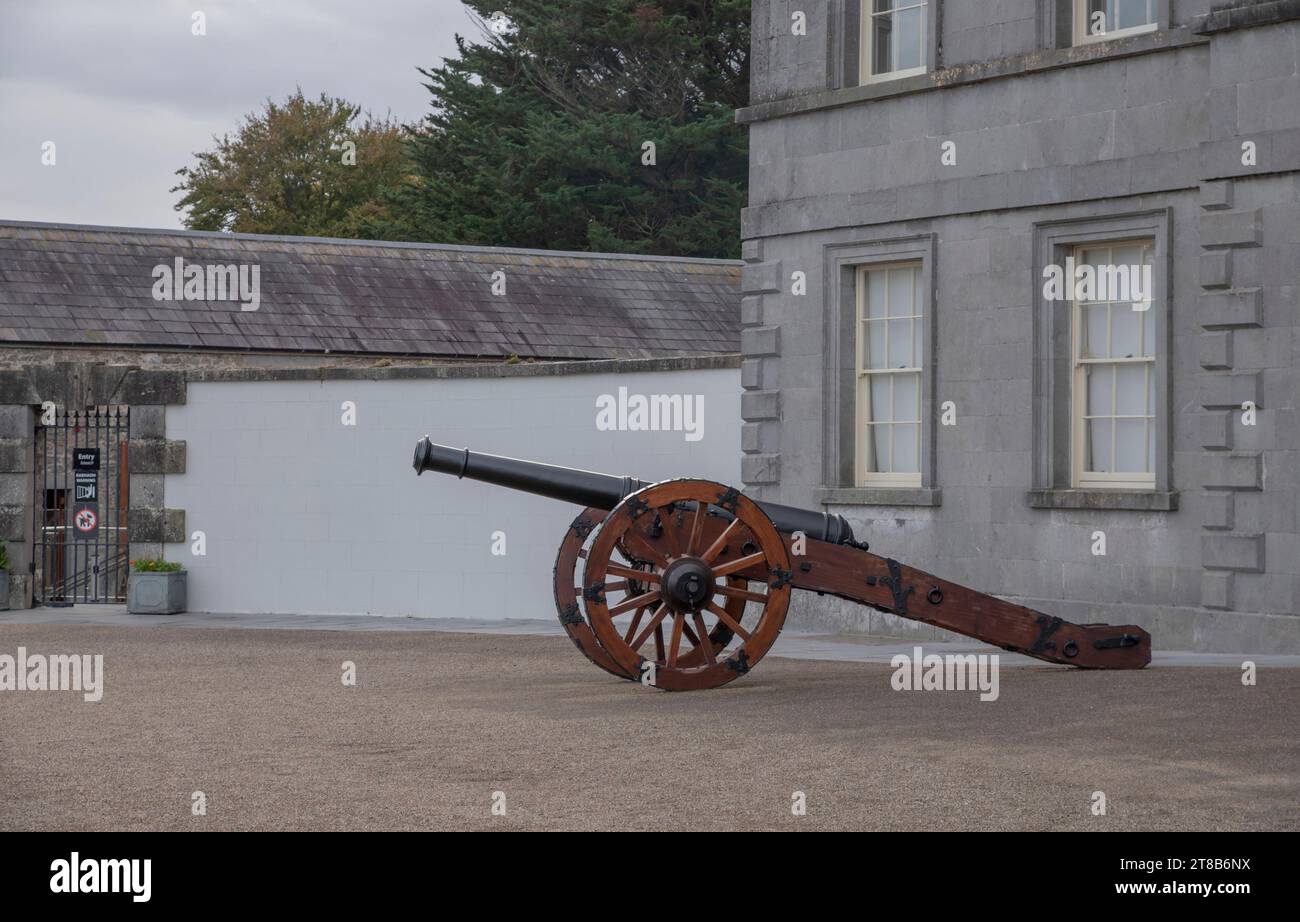 Cannon at the Battle of the Boyne Visitor Centre, the Oldbridge Estate ...