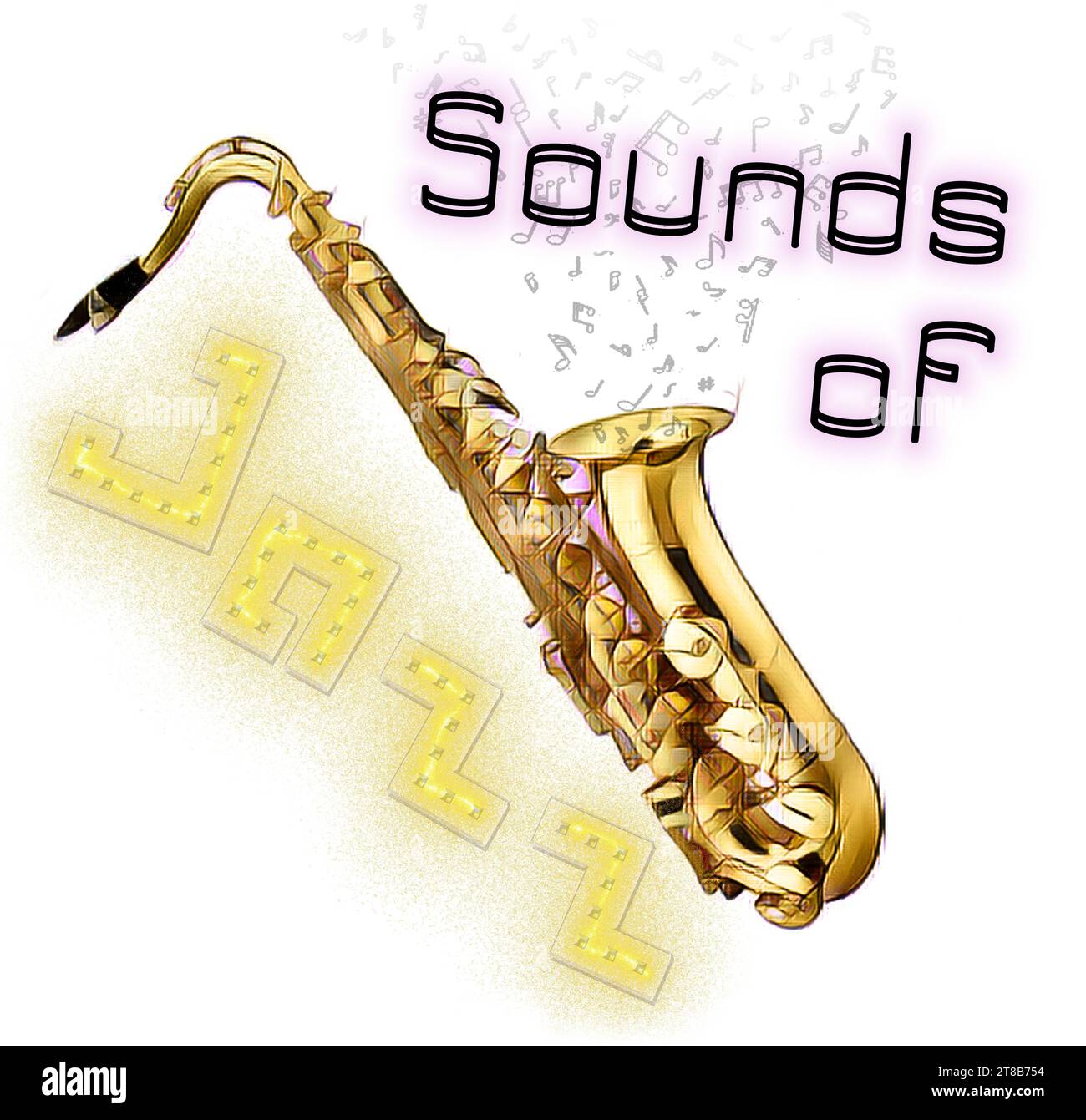 Sax saxophone hand Cut Out Stock Images & Pictures - Alamy
