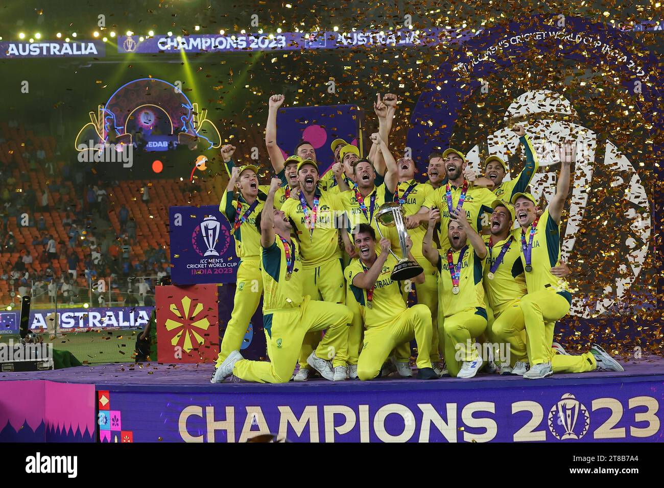 Ahmedabad, Gujatat, INDIA. 19th Nov, 2023. ICC Men's Cricket World Cup ...
