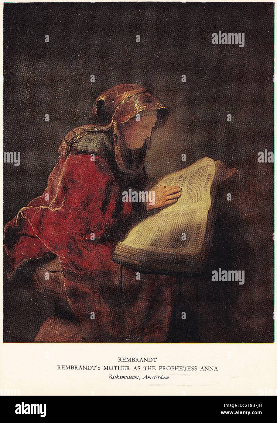 Rembrandt's Mother as the Prophetess Anna Stock Photo - Alamy