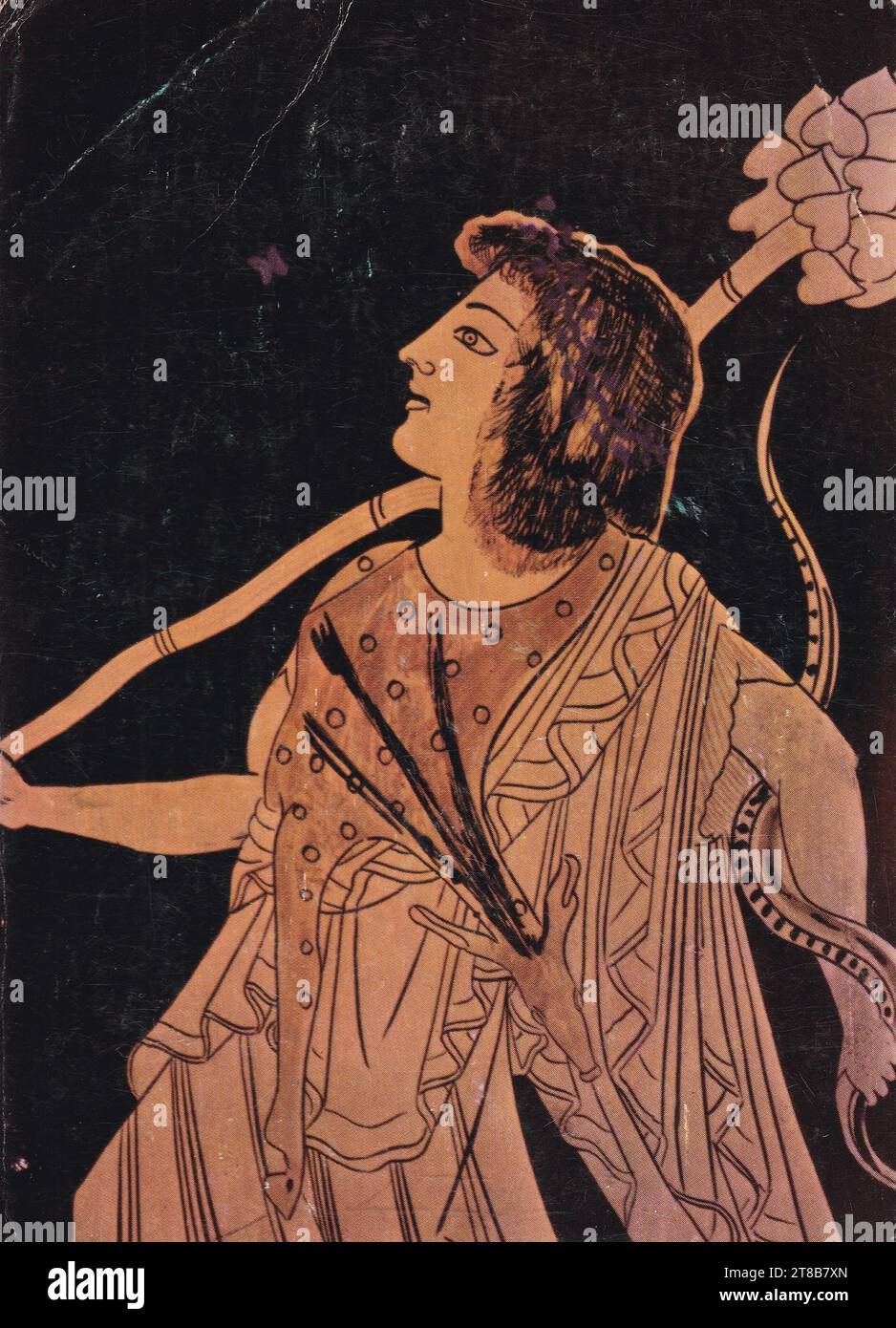 Detail of Greek amphora 'Menad' 500 BC Munich Stock Photo - Alamy