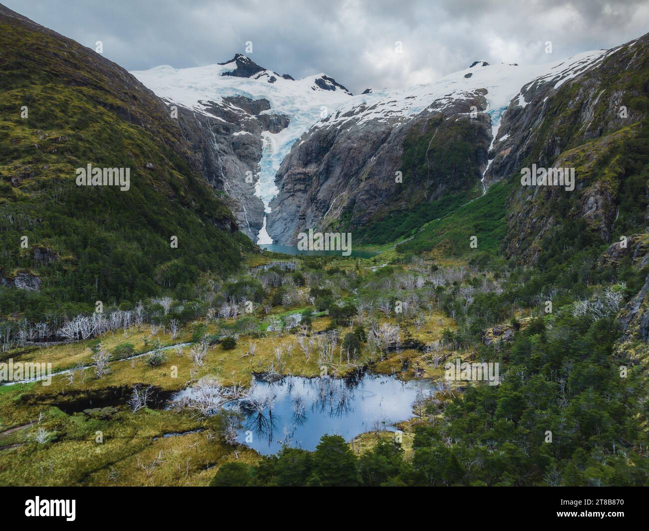 Hoste Island at Cape Horn Biosphere Reserve in Magellanic sub-Antarctic ...