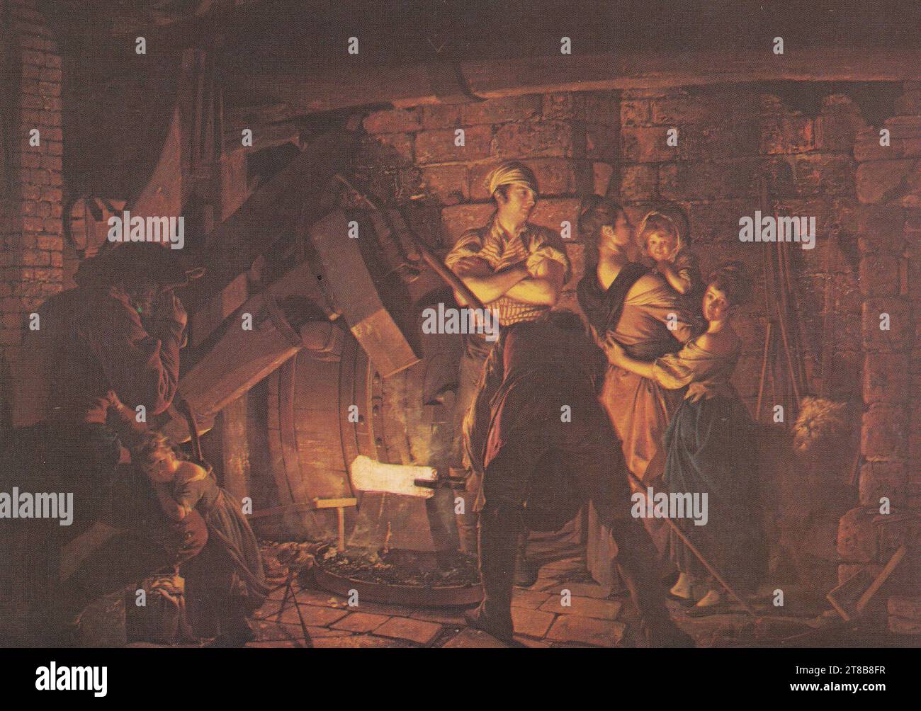 The Iron Forge by Joseph Wright of Derby - Broadlands, Romsey ...
