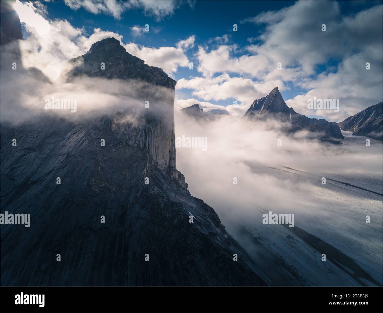 Mount Loki Akshayuk Pass, Auyuittuq National Park, Nunavut, Canada ...