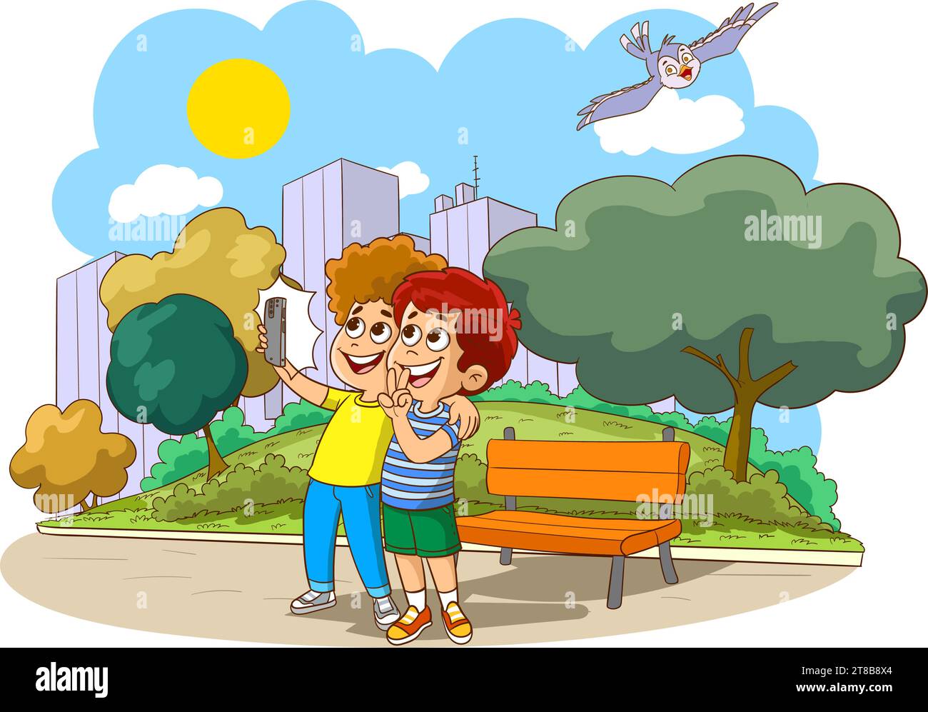 cute little boys take selfie together Stock Vector Image & Art - Alamy cute little boys take selfie together Stock Vector Image & Art - Alamy