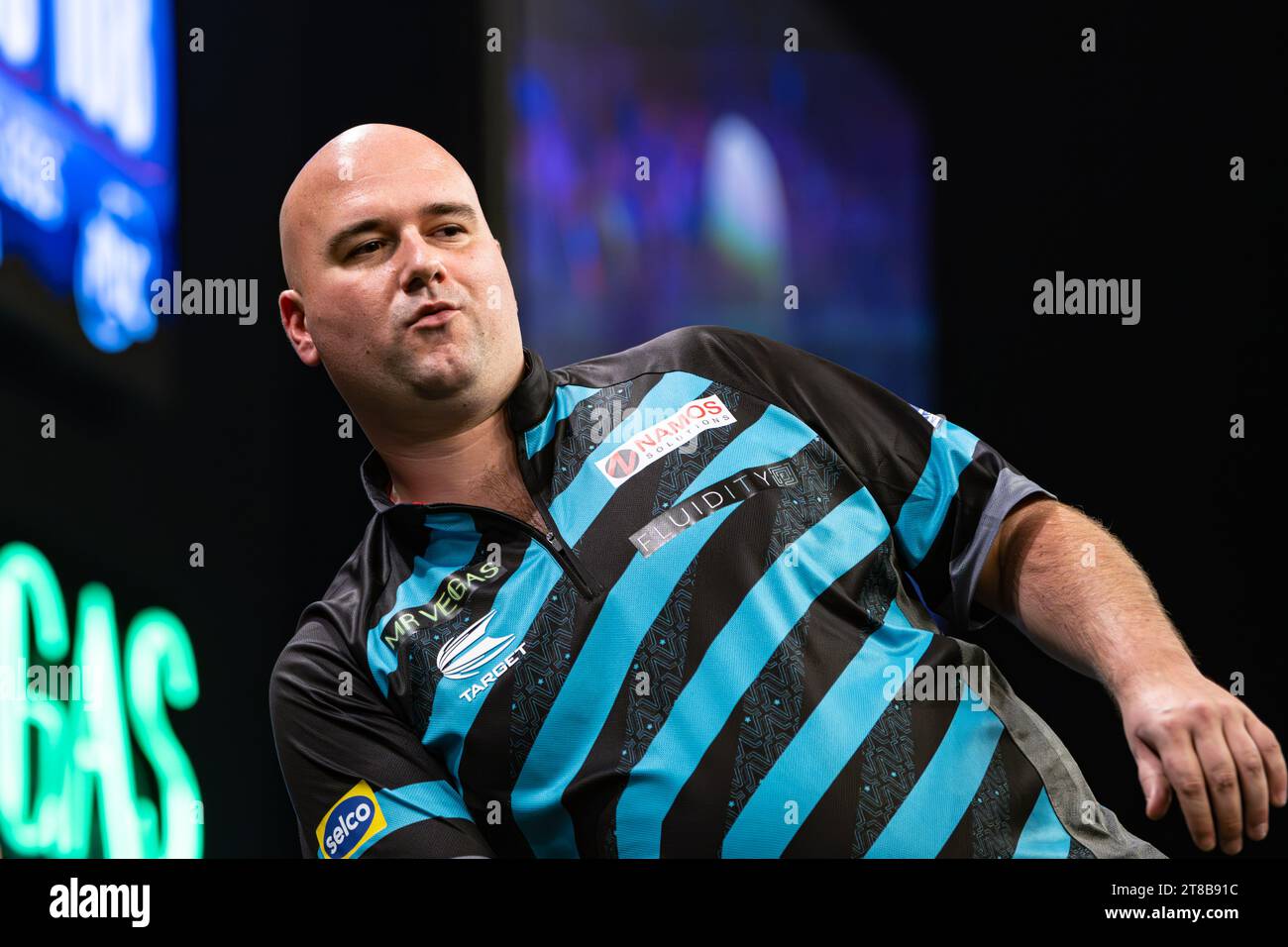 WV Active, Aldersley, Wolverhampton, UK. 19th Nov, 2023. 2023 PDC Grand ...