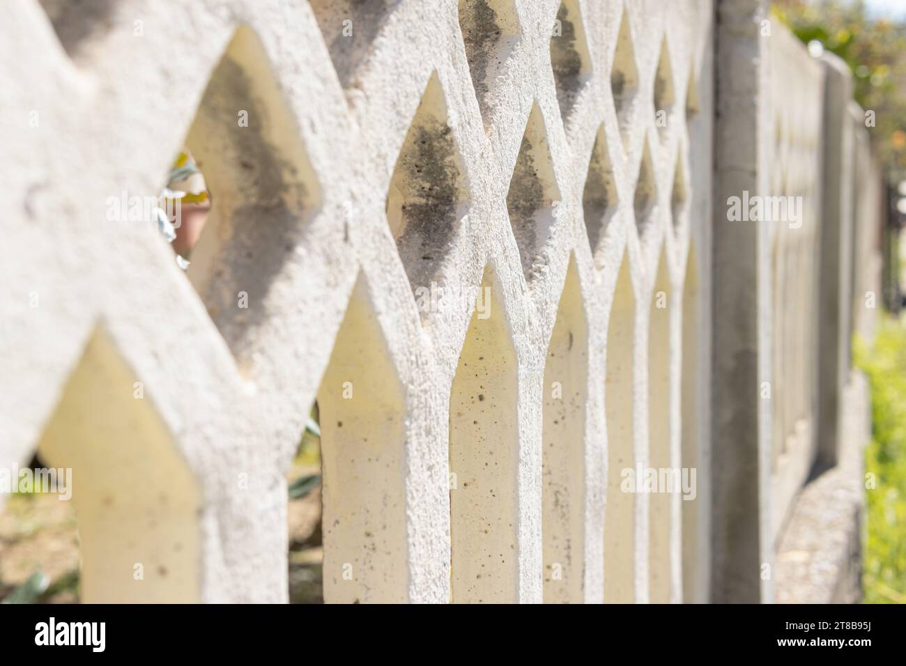 beautiful ancient fence on the street.Architecture concept Closeup ...