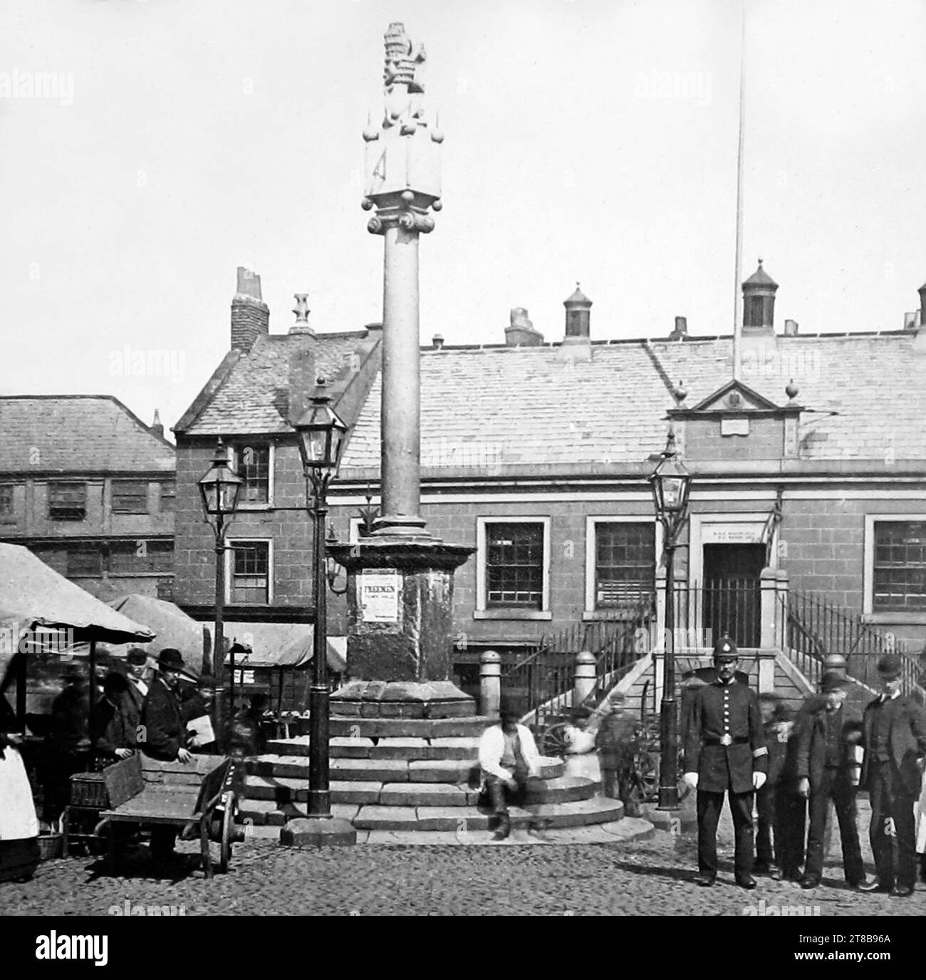 Market Cross, Carlisle, Victorian period Stock Photo - Alamy