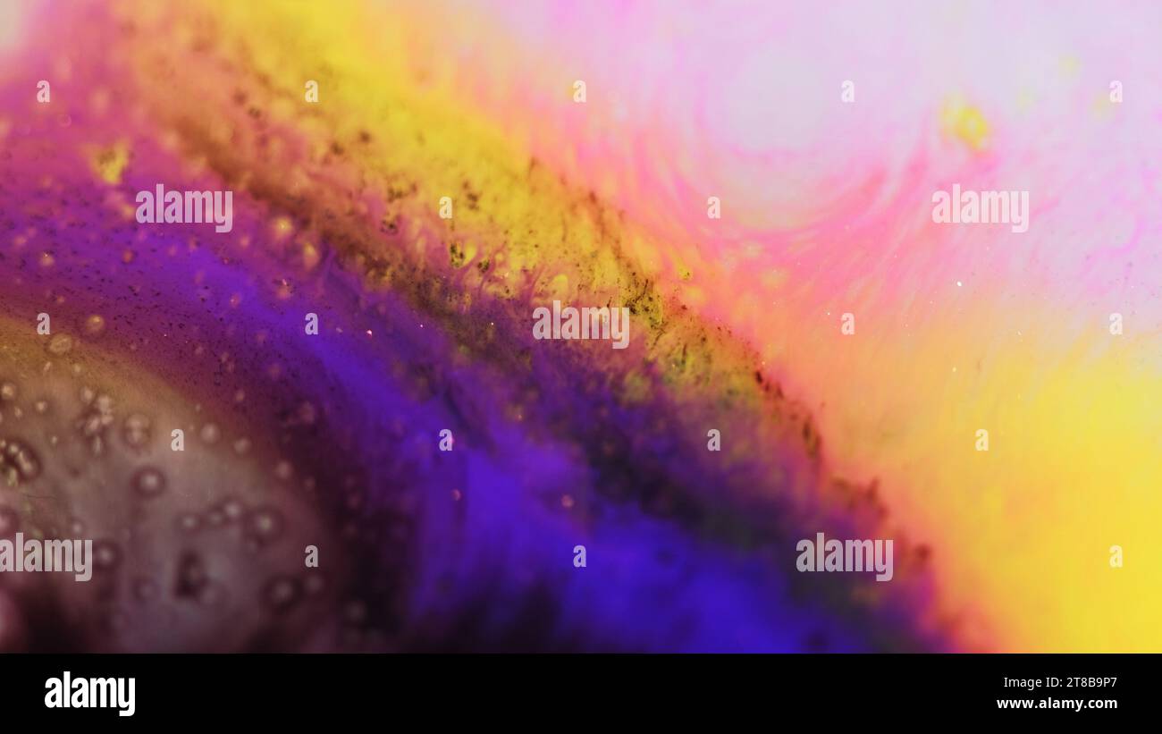 Paint splash glitter mist texture color ink wave Stock Photo - Alamy
