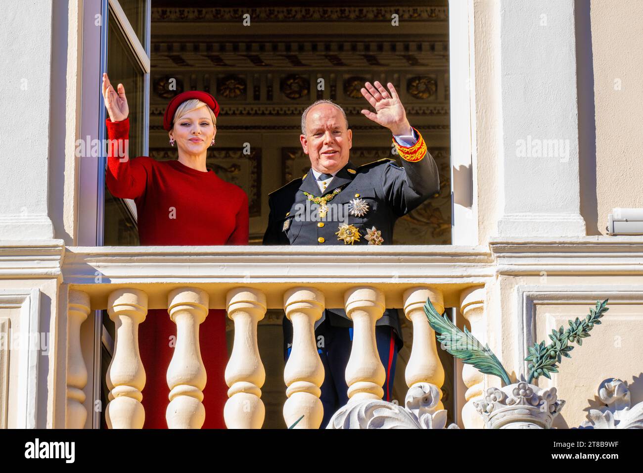 Monte Carlo, Monaco. 19th Nov, 2023. Prince Albert II and Princess ...