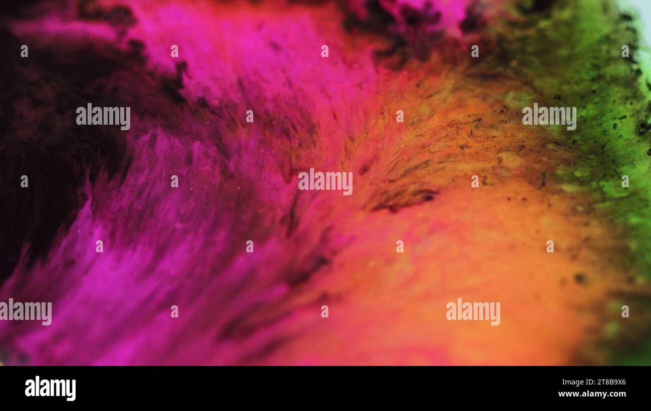 Mist wave paint flow orange hi-res stock photography and images - Alamy