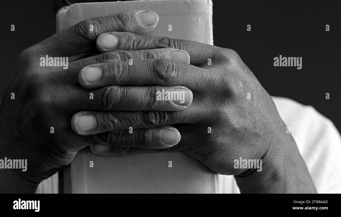 praying to god on gray background with people stock image stock photo ...