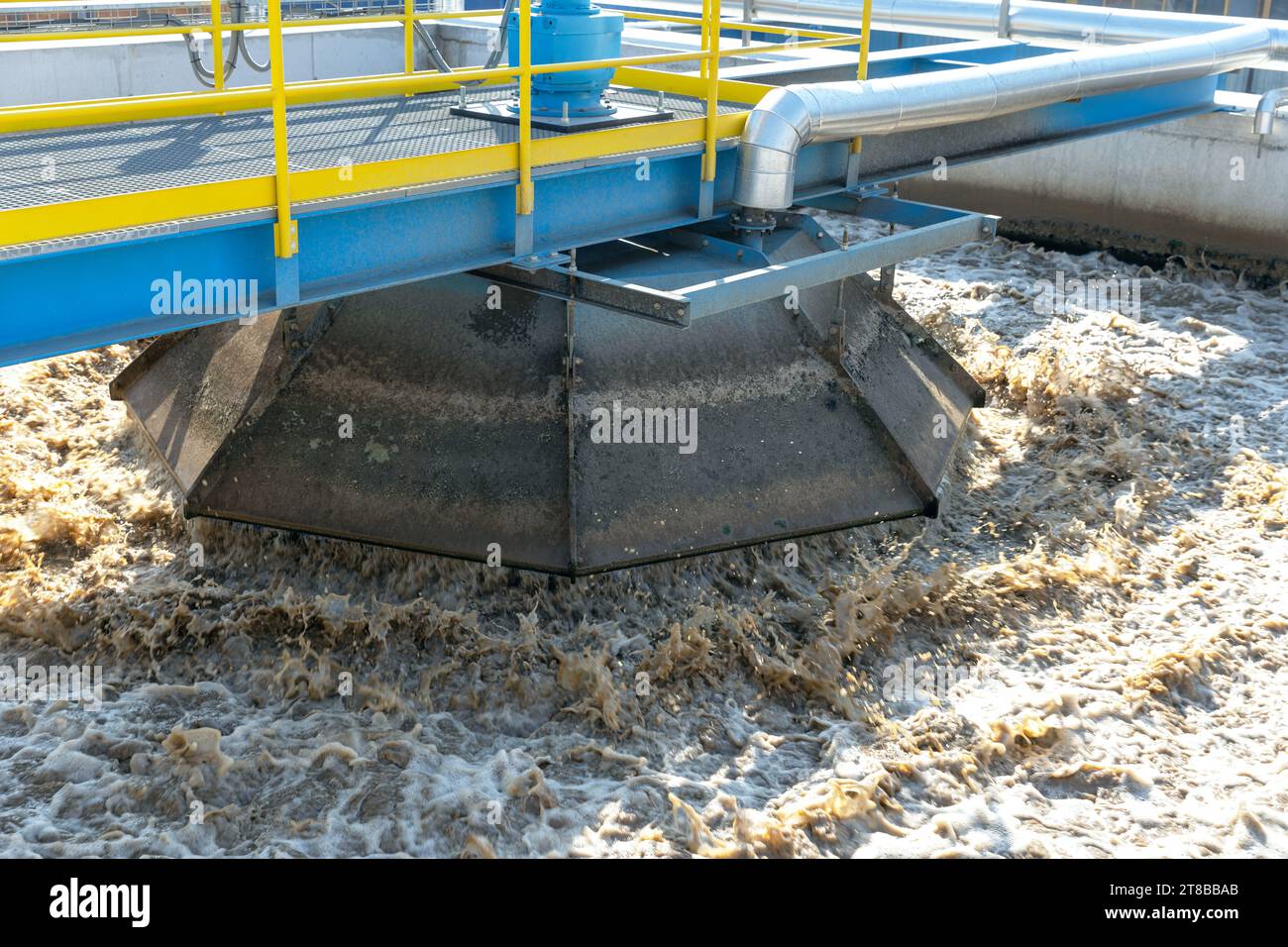 Wastewater treatment plant or water recycling center Stock Photo - Alamy