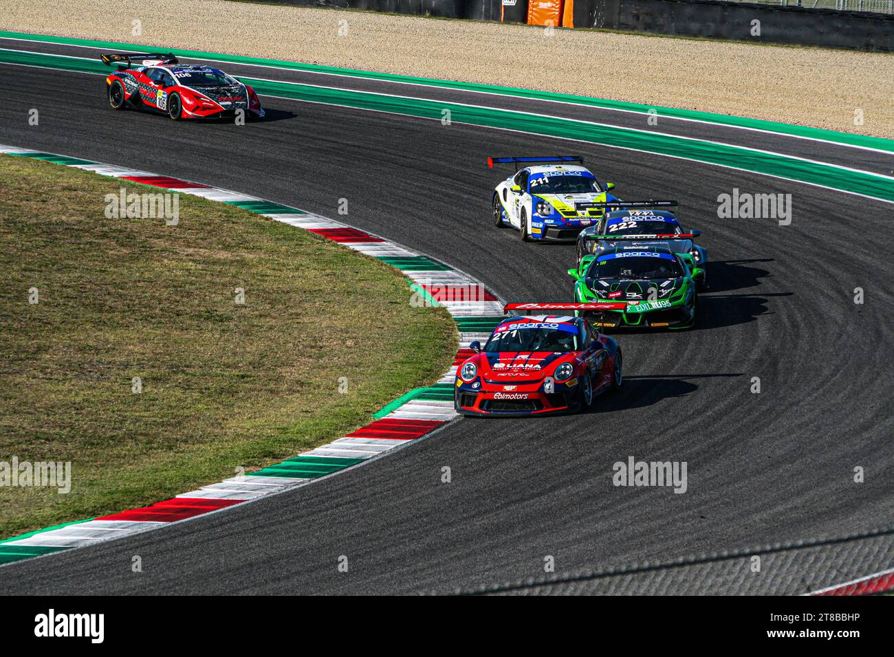 photo taken at the Mugello Circuit during a race session of the Italian ...