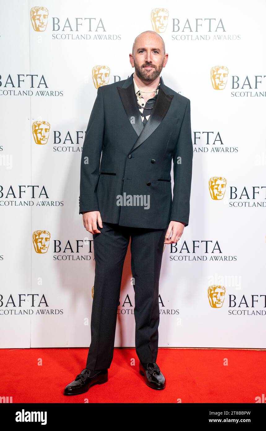 David Carlyle on the red carpet at the Bafta Scotland award ceremony at ...