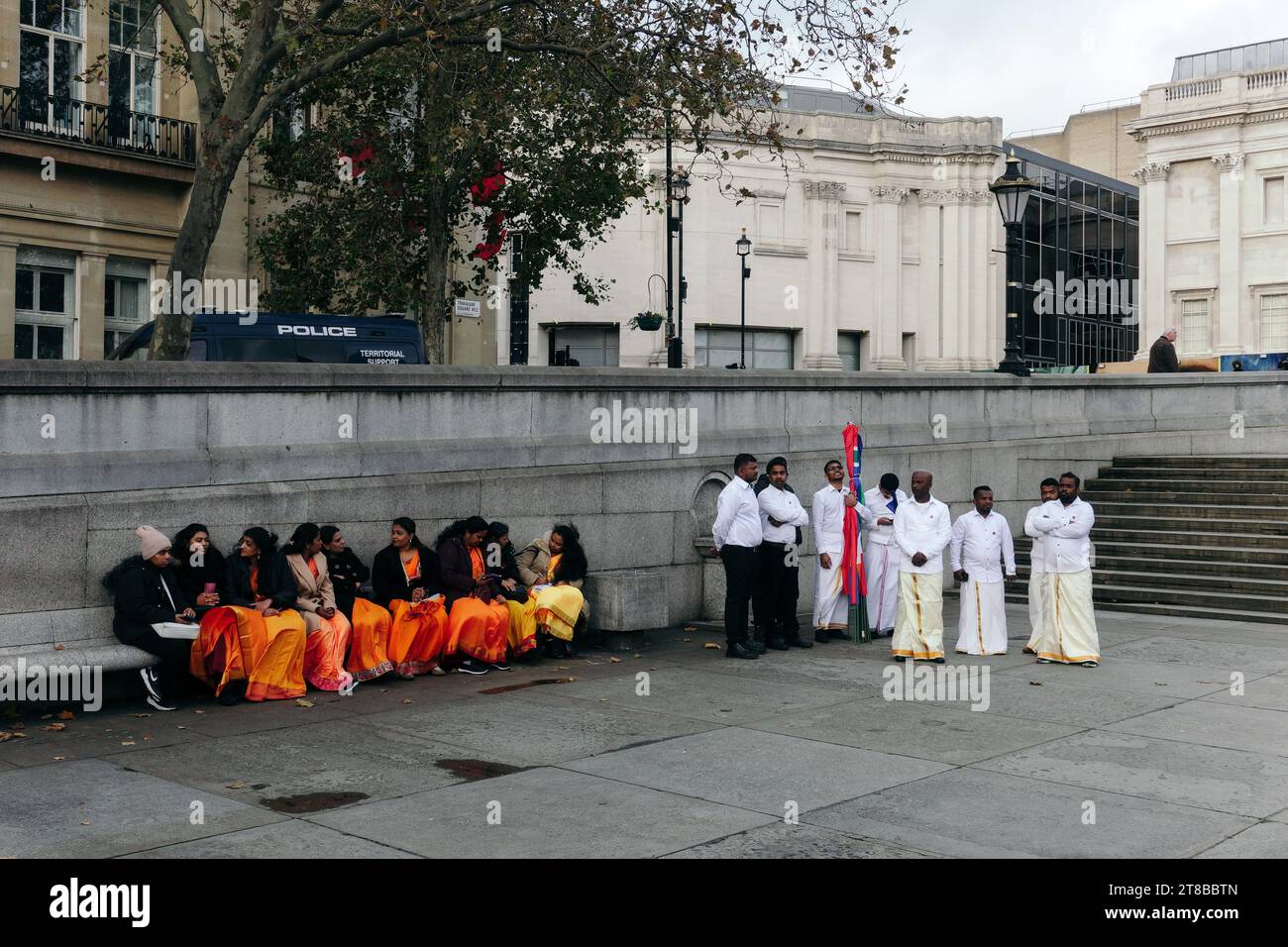 London, UK. 19th November 2023 British Tamils gather in Trafalgar ...