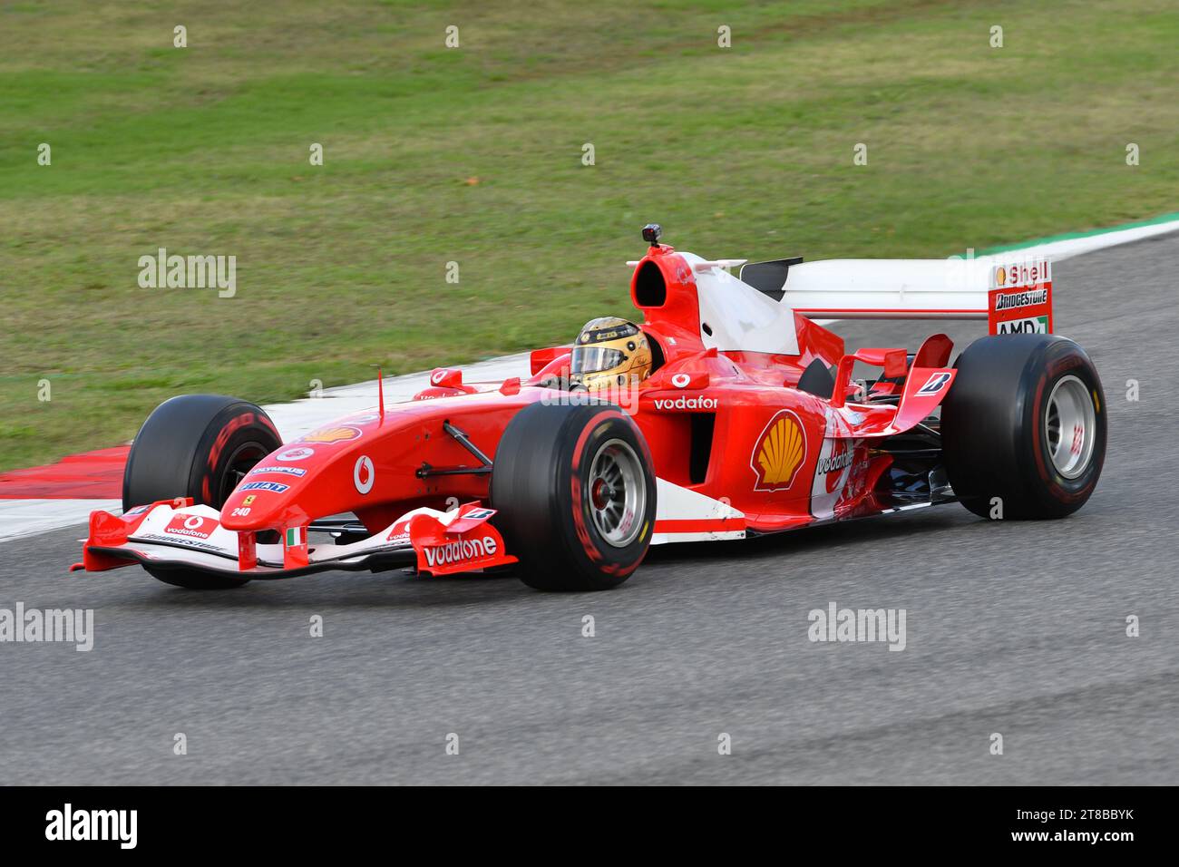 Scarperia, Mugello - 28 October 2023: Ferrari F1 F2004 year 2004 ex ...