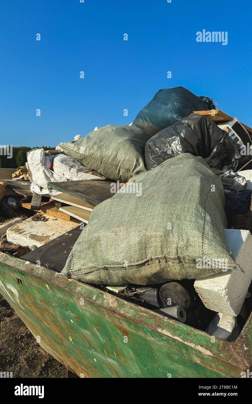 Construction waste container hi-res stock photography and images - Alamy
