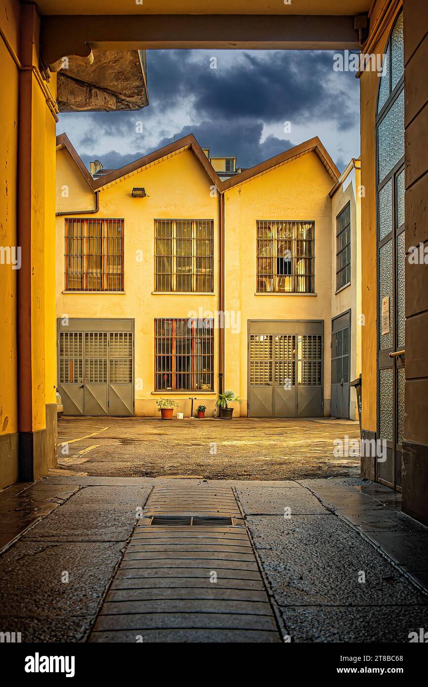 Italy Piedmont Turin San Salvario neighborhood liberty architecture ...