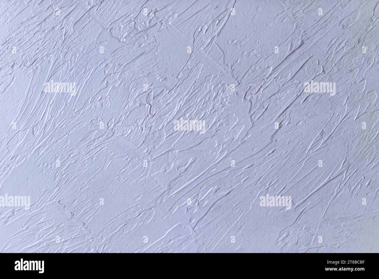 texture of decorative plaster of light.New gray plaster on the wall ...