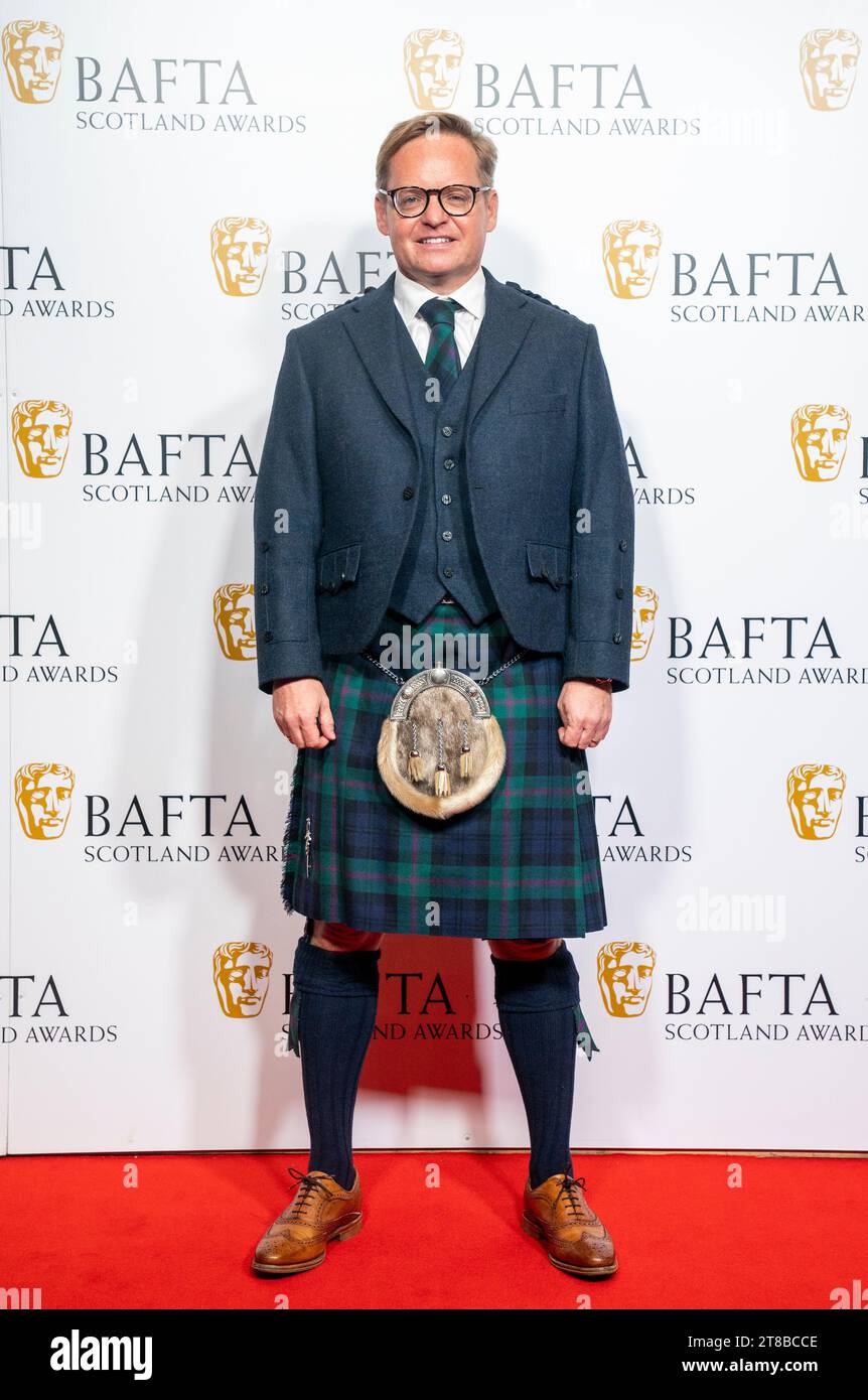 Director Jon S Baird on the red carpet at the Bafta Scotland award ...