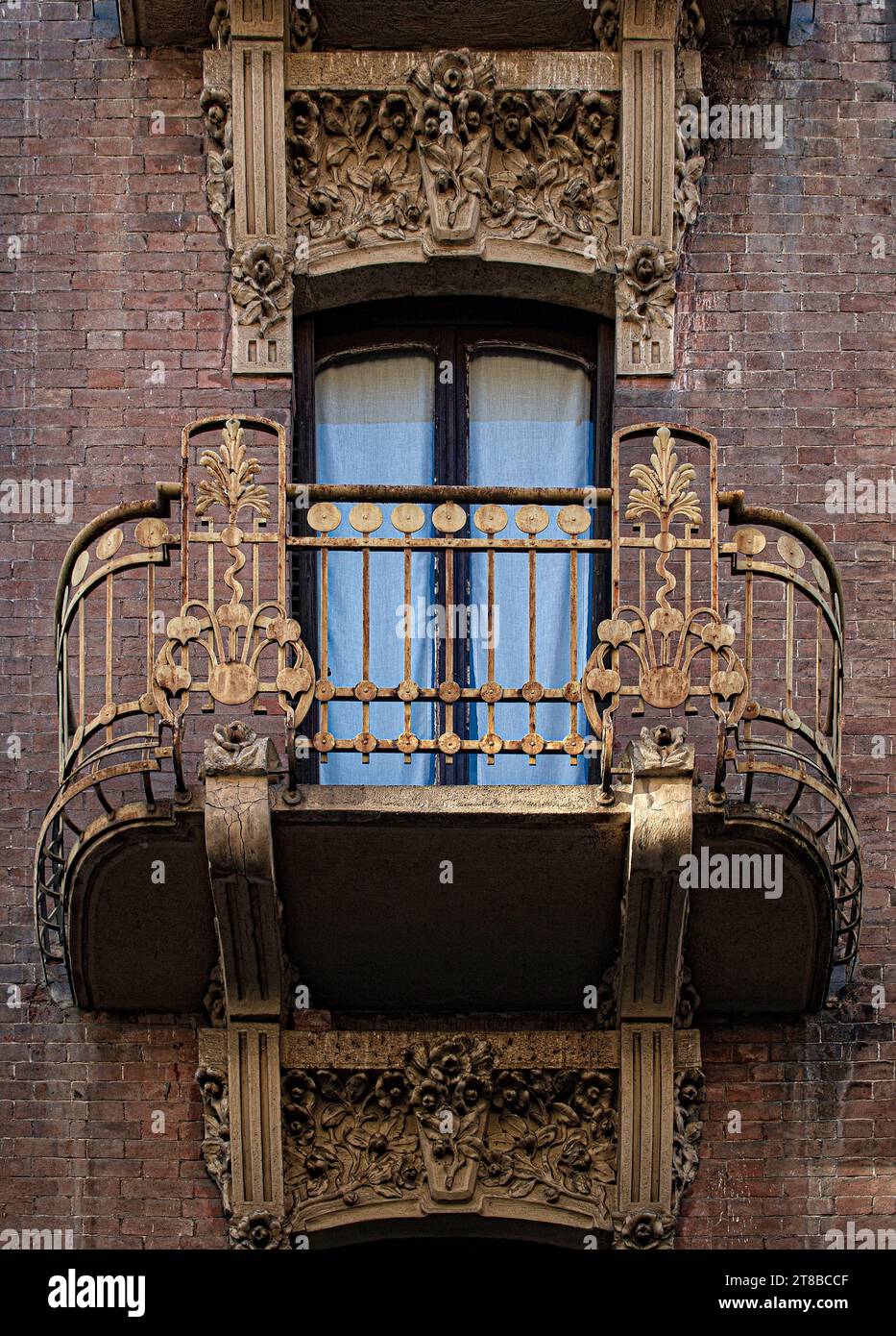 Italy Piedmont Turin San Salvario neighborhood liberty architecture ...