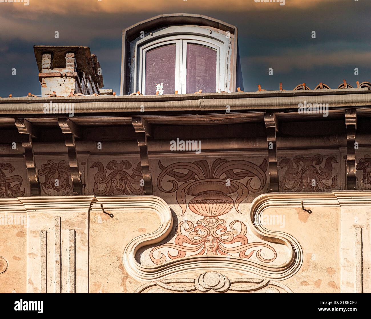 Italy Piedmont Turin San Salvario neighborhood liberty architecture ...