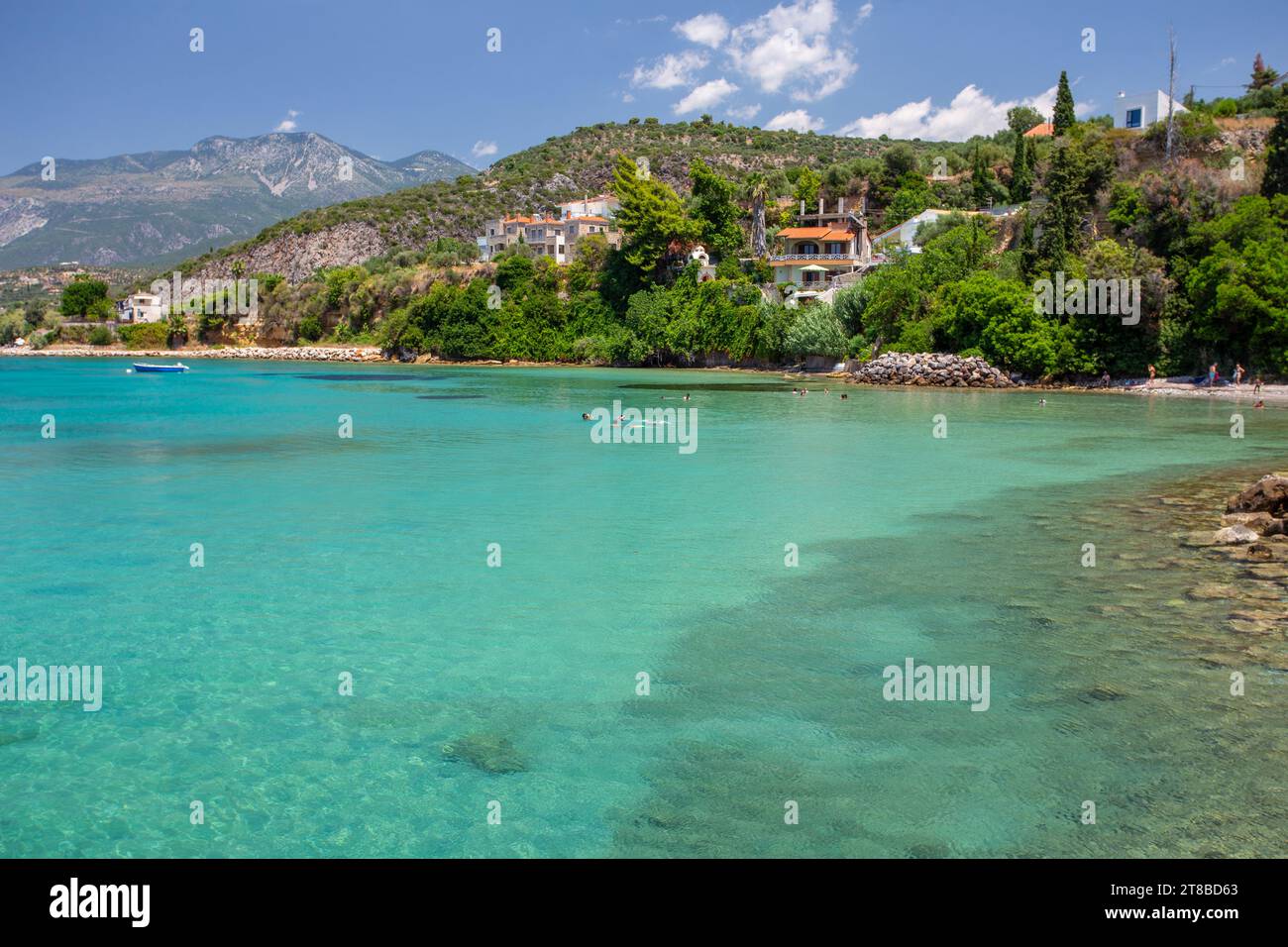 Kitries beach near Kalamata Stock Photo - Alamy